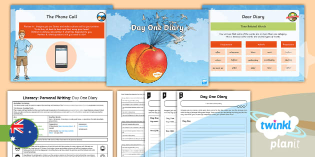 Year 4 James and the Giant Peach: Personal Writing Lesson 4 to Support