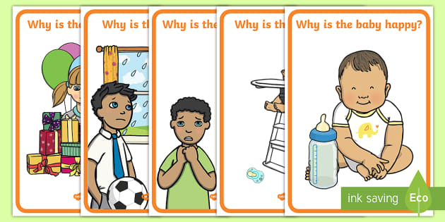 Understanding Emotions Question Cards (teacher made)