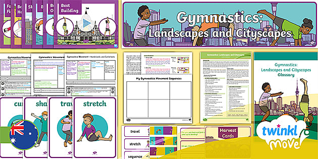Move PE Year 2 Gymnastics: Landscapes and Cityscapes Unit Pack