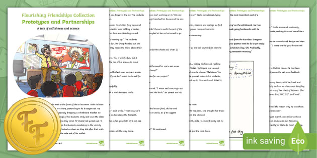 Prototypes and Partnerships Short Story (teacher made)