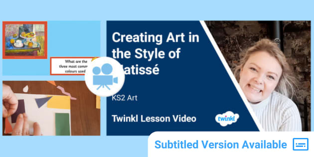 KS2 (Ages 7-11) Art: Matissé Video Lesson