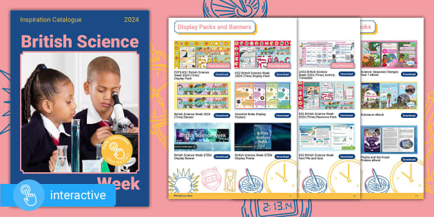 FREE! - British Science Week 2024 Leaflet (professor feito)