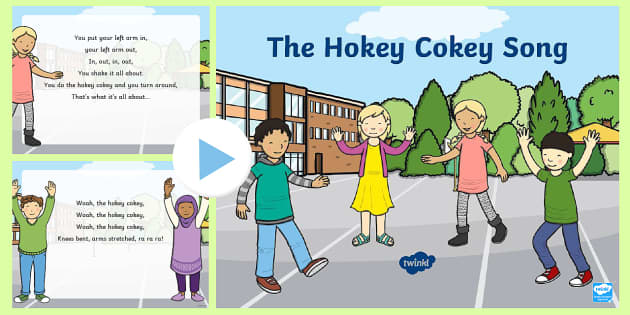 The Hokey-Cokey Song PowerPoint Action Rhyme Movement Song