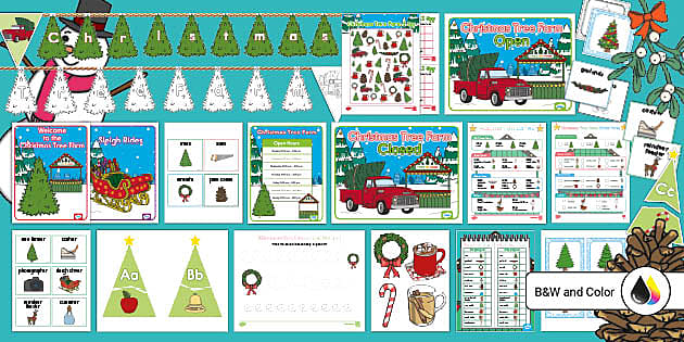 Christmas Tree Farm Dramatic Play Pack - Twinkl