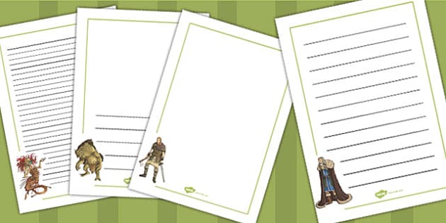 Beowulf Page Borders (teacher made) - Twinkl