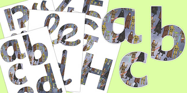 Space Wars Themed Display Lettering Pack (teacher made)