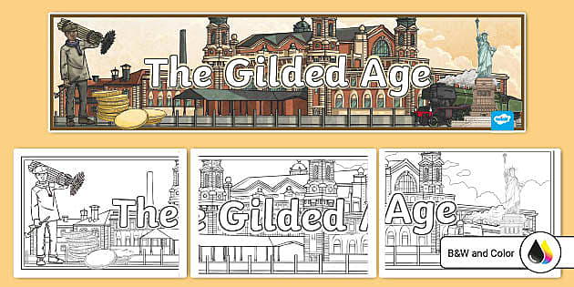 Gilded Age Banner (Teacher-Made) - Twinkl