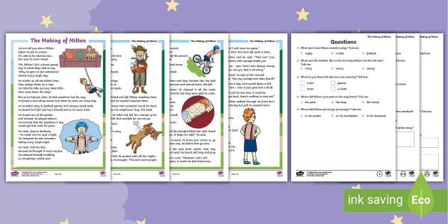 Interactive PDF: The Making of Milton Reading Comprehension