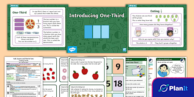 Phase 1 Number: Third of Sets (Finding a Third) Lesson 6