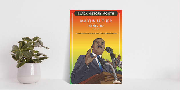 Martin Luther King Jr Postcard | Twinkl Party (teacher made)