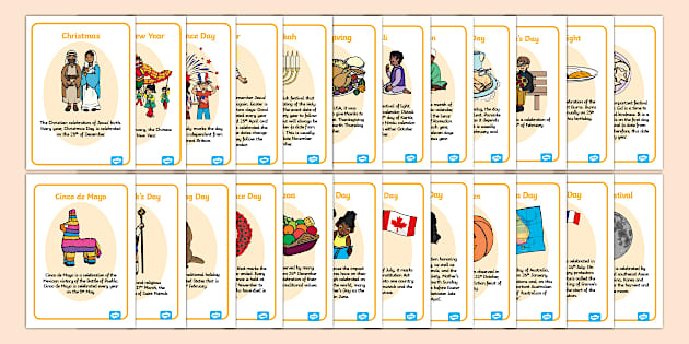 👉 Festivals Poster Set | Our World | Celebrations | Twinkl