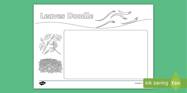 FREE! - Leaves Doodle Drawing Activity (teacher made)