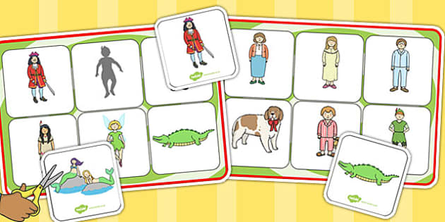 FREE! - Peter Pan Matching Mat SEN (teacher made) - Twinkl