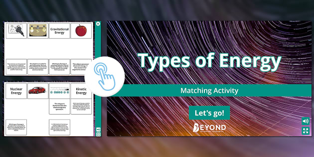 Types of Energy Matching Activity (teacher made) - Twinkl