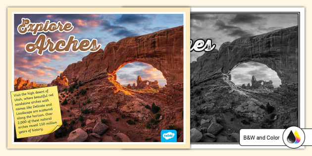 Explore Arches National Park Poster (teacher made) - Twinkl
