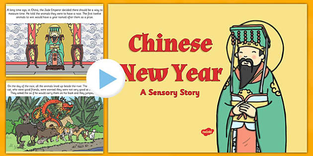 Chinese New Year Sensory Story PowerPoint - Twinkl