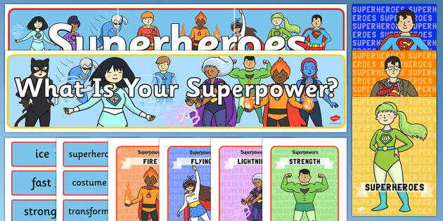 Superhero Role Play Pack- Superhero, superheroes, hero, role