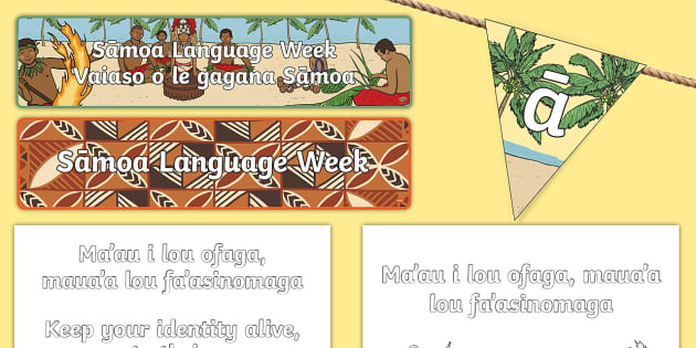 Samoa Language Week Display Pack (teacher made)