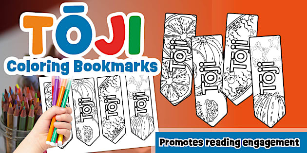 Tōji Coloring Bookmarks