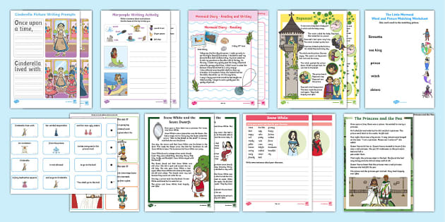 Princess ESL Reading and Writing Pack - Twinkl ESL - Twinkl