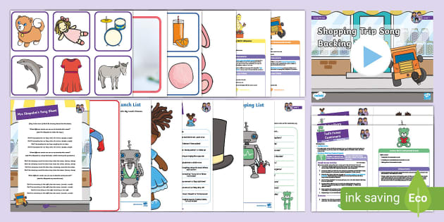 Level 1: Week 27: Weekly Lesson Pack: Shopping Centre