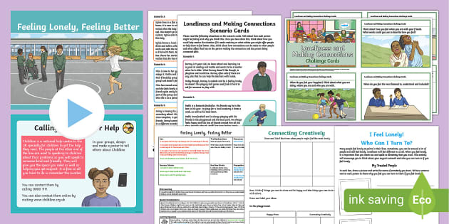 Loneliness KS2 Activity Pack (teacher made) - Twinkl