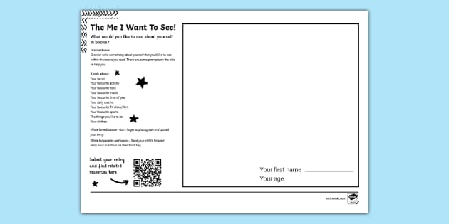 FREE! - The Me I Want To See Competition Worksheet - Twinkl