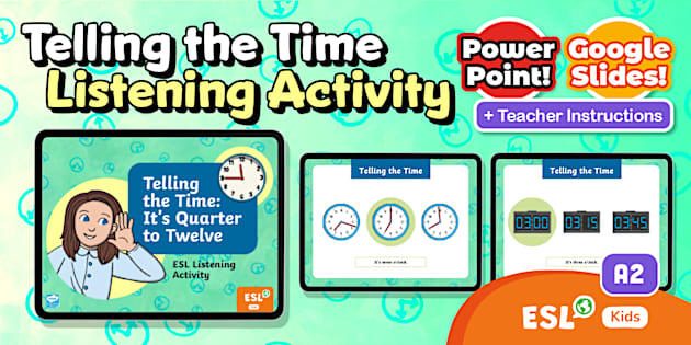 ESL Telling Time Activity Pack