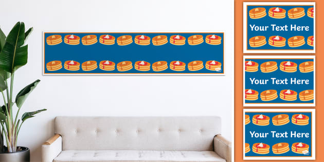 Pancake Banner | Twinkl Party (teacher made) - Twinkl