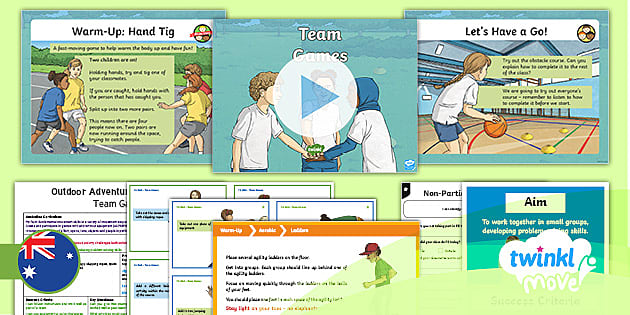 Lesson 1: Team Games from the Move OAA Unit (teacher made)