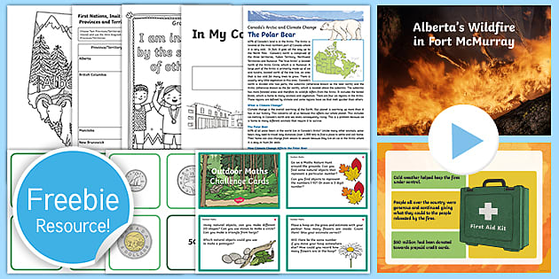 Free Canada Sample Teaching Resource Pack (teacher made)