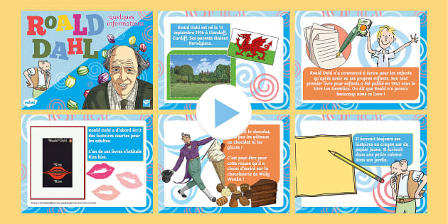 Roald Dahl - quelques informations (teacher made) - Twinkl