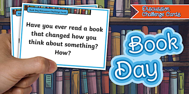 Book Day Discussion Challenge Cards 5th and 6th Class