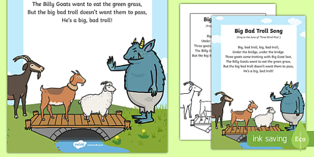 Big Bad Troll Song (teacher made) - Twinkl