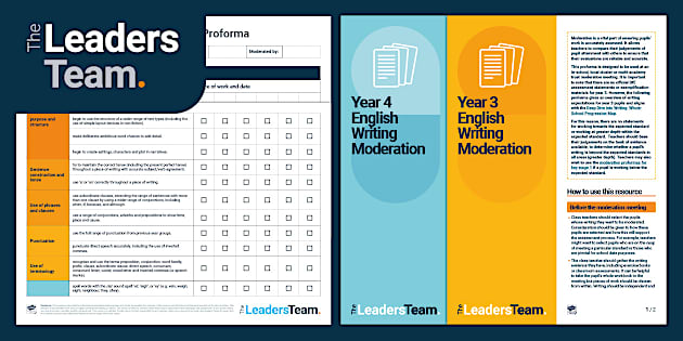 Writing Moderation Pack: Lower Key Stage Two