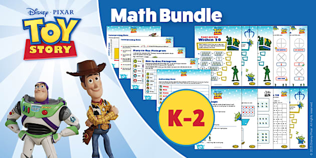 Toy Story: Math Activity Pack for 1st-2nd Grade