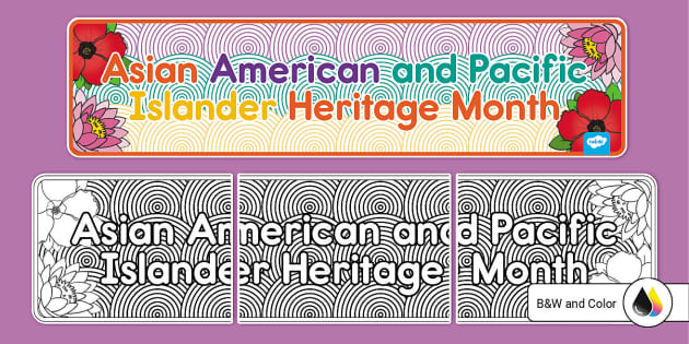 Asian Pacific American Heritage Banner | Resource | Twinkl