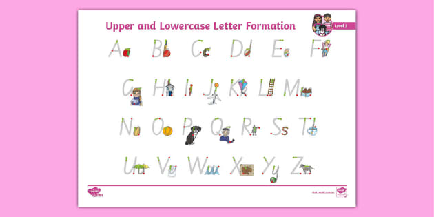 Upper and Lowercase Letter Formation Activity (teacher made)