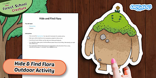 Hide and Find Flora Outdoor Activity