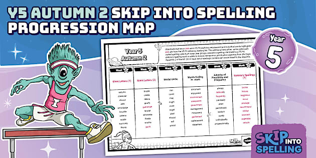 Year 5 - Skip Into Spelling Progression Map - Autumn 2