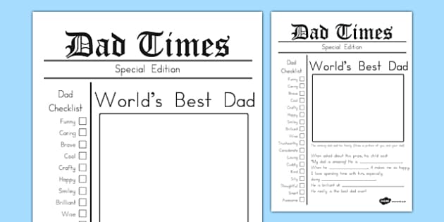 20 Top Father's Day Card Ideas - Twinkl