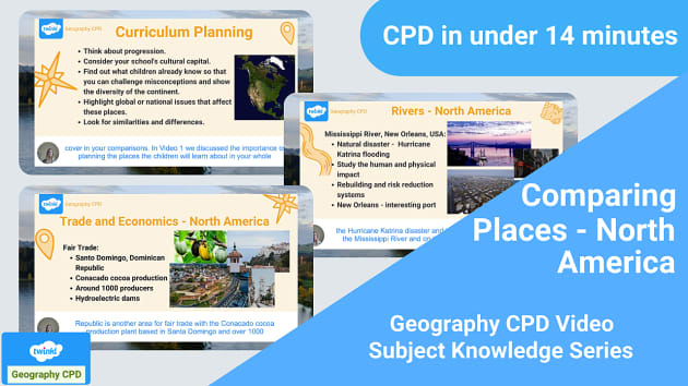 How to teach Comparing Places KS2 North America - Twinkl