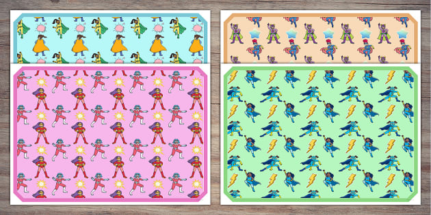 Superhero Mother's Day Placemats | Twinkl Party - Twinkl