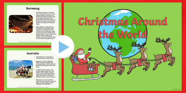 Christmas Around The World PowerPoint - christmas, christmas