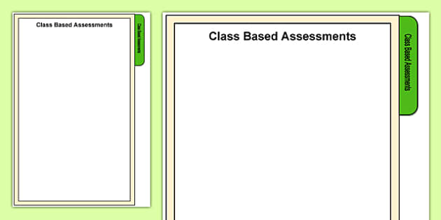Foundation Phase Class Based Assessments Tab A4 Display Poster-Welsh