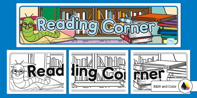 Reading Corner Banner (teacher made) - Twinkl