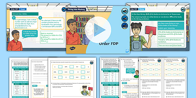 👉 Year 6 Diving into Mastery: Order FDP Teaching Pack