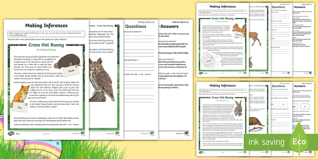 LKS2 Easter Tale Inference Activity Sheets (teacher made)
