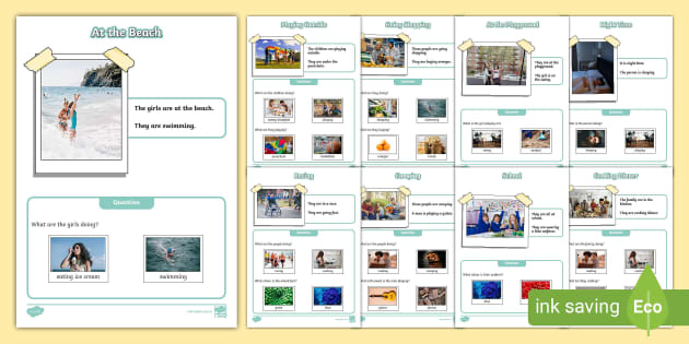 Comprehension Tasks (What Questions with Visual Prompts)