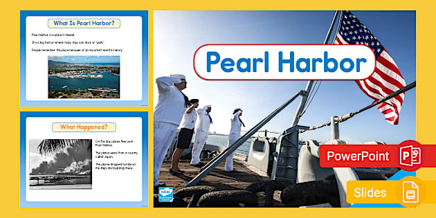 Kindergarten Pearl Harbor PowerPoint & Google Slides Kindergarten Pearl Harbor PowerPoint & Google Slides